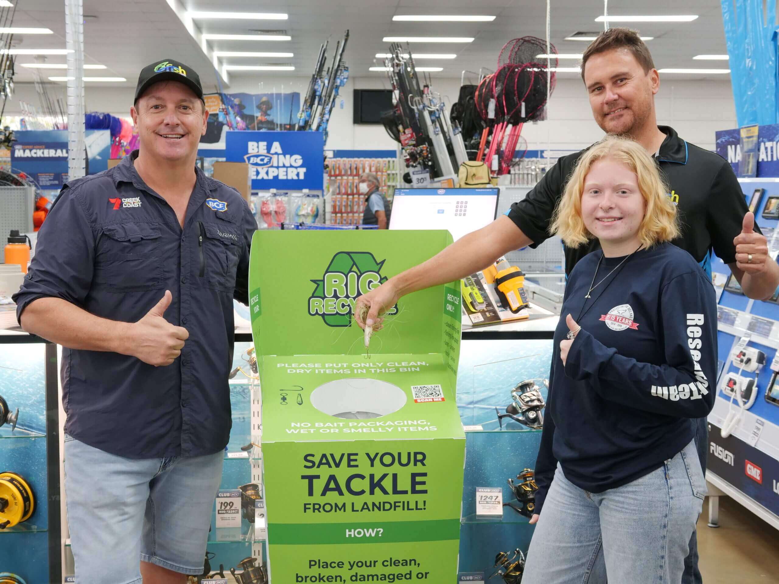 Tackling Fishing Waste With New Rig Recycle Bins - Tangaroa Blue Foundation